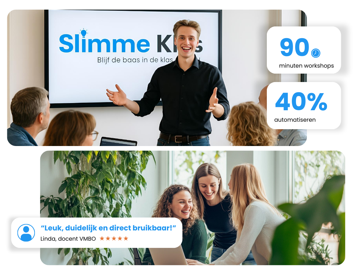 🎓 Slimme Klas | AI voor docenten – Workshops, Trainingen & Tools